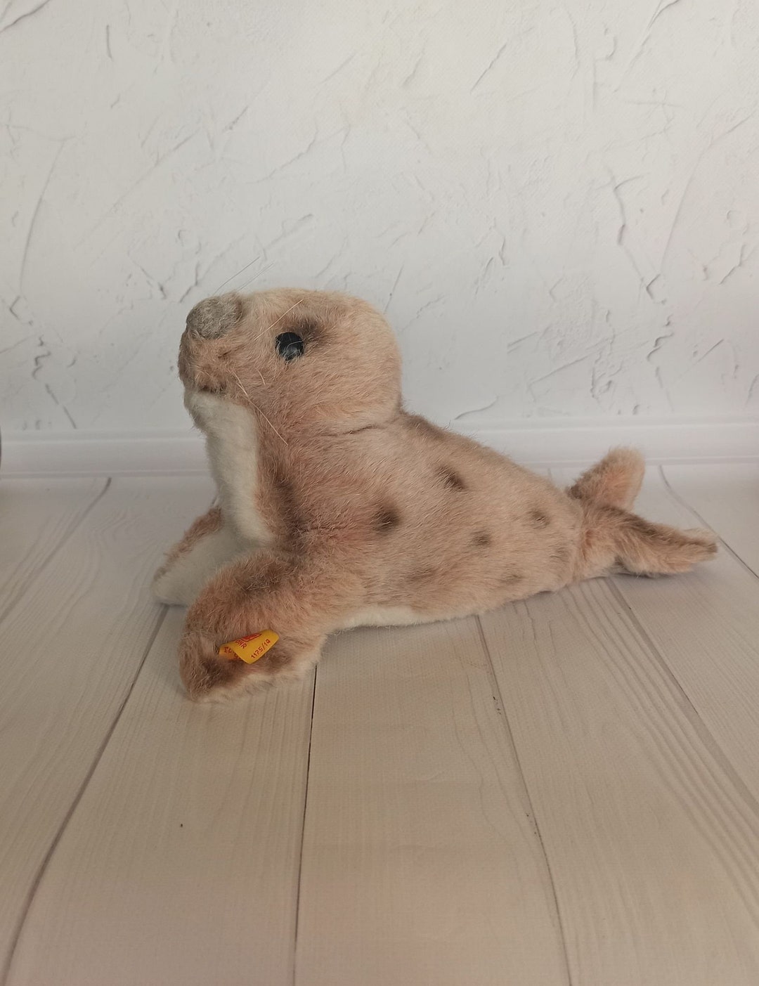 Steiff Plush Robby Seal 1175/14 Button Tag Original Steiff Plush ANIMAL ...