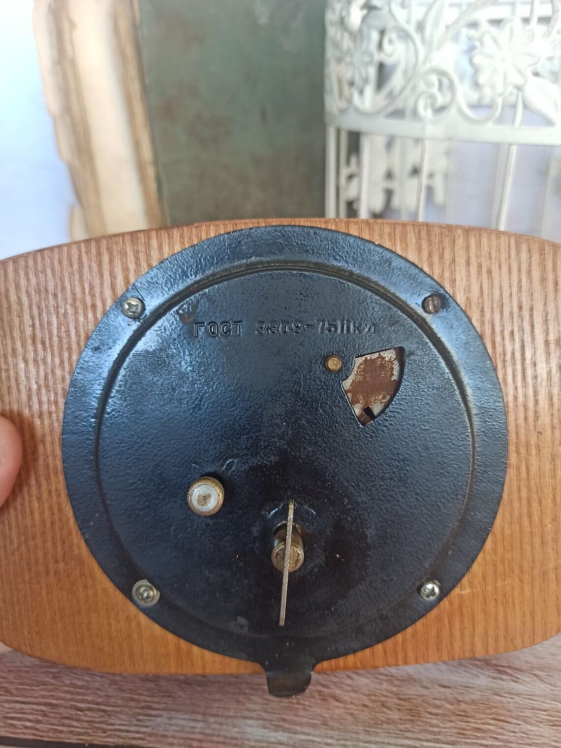 Antiques 60s Vintage decor Soviet clock Wooden table clock | Etsy
