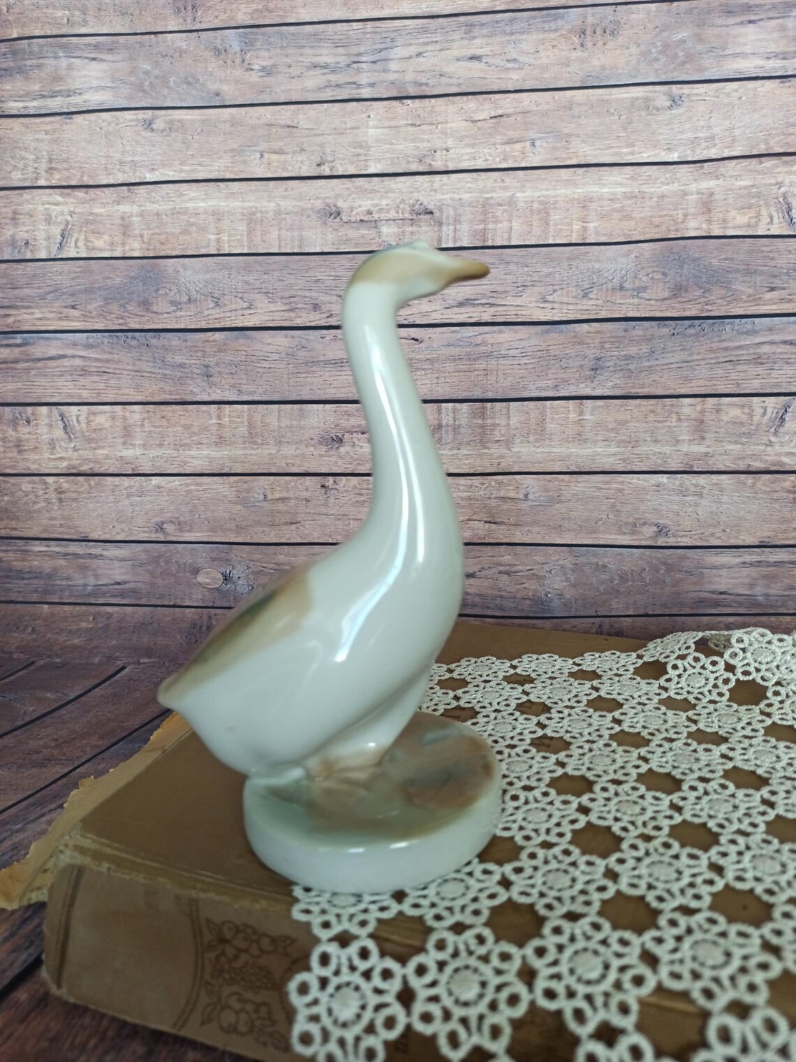 Porcelain Goose Figurine Vintage Home Decor Vintage Ceramic - Etsy