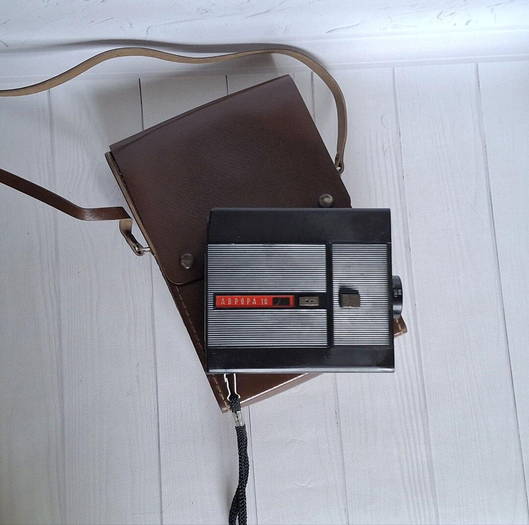 Genuine Old Vintage Soviet Movie Camera Aurora-10, Made in USSR ...