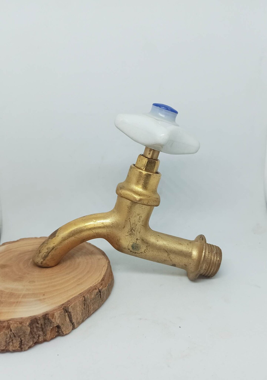 Vintage Water Tap Water Valve Faucet Antique Brass Water Faucet Retro ...