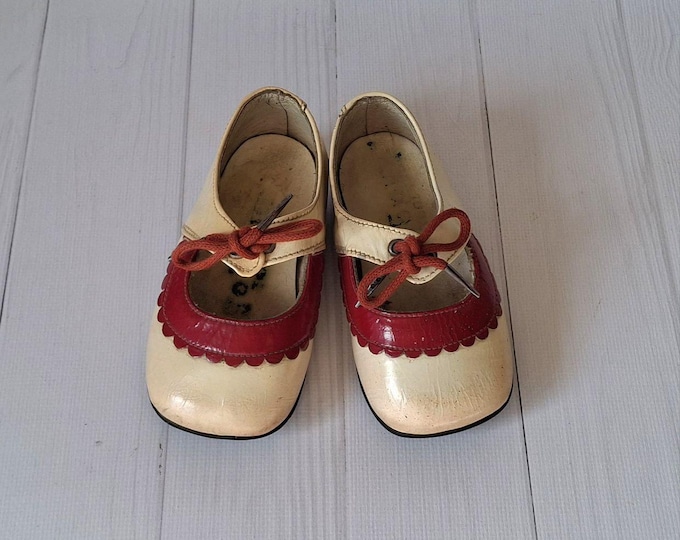 Mini Antique Leather Kids Boots Vintage Leather Baby Boots Soviet Baby ...