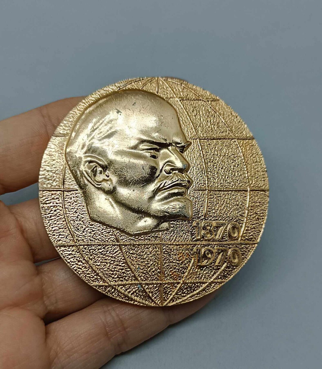 USSR Original Table Medal Lenin - Etsy