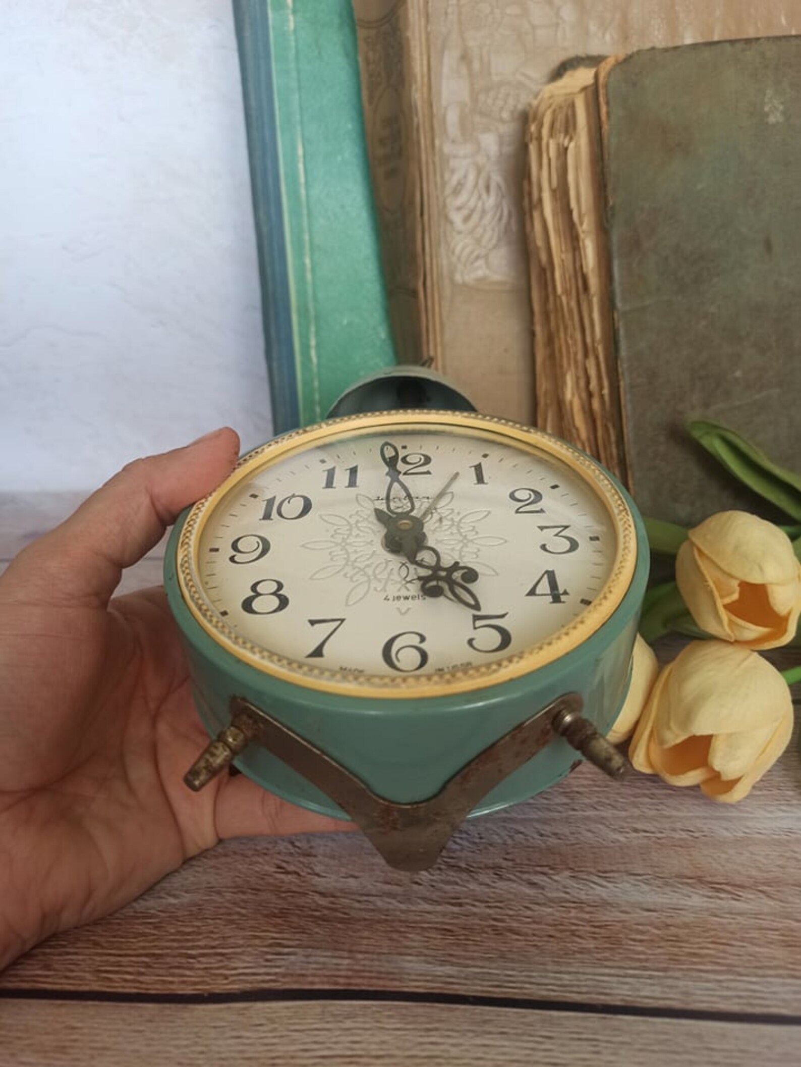 Vintage 70s Vintage Home Decor Retro Clock the USSR Vintage | Etsy