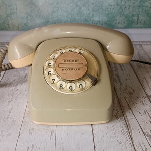Vintage Grey Telephone Retro Office Decor Old Green Phone Vintage Home ...