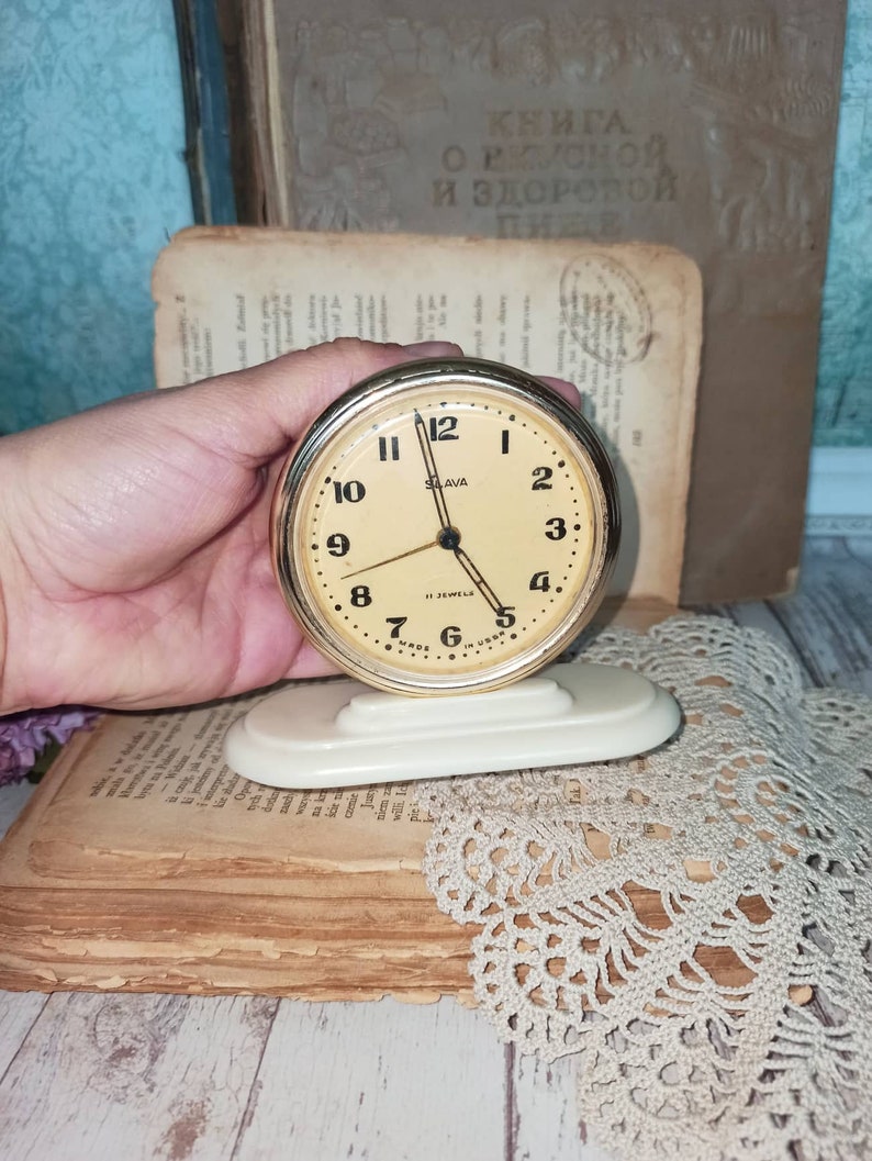 Vintage 70s Vintage Home Decor Retro Clock the USSR Vintage - Etsy