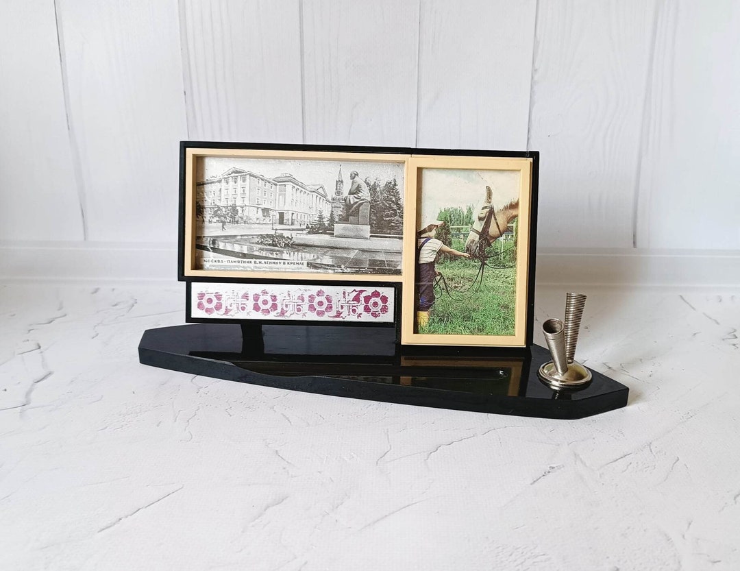 Communist Propaganda. 1980 Rare Soviet Souvenir Lenin. Table Gift Ussr ...