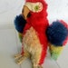 Parrot Steiff Mohair Lora the Parrot 1312/08 Vintage 1960's - Etsy