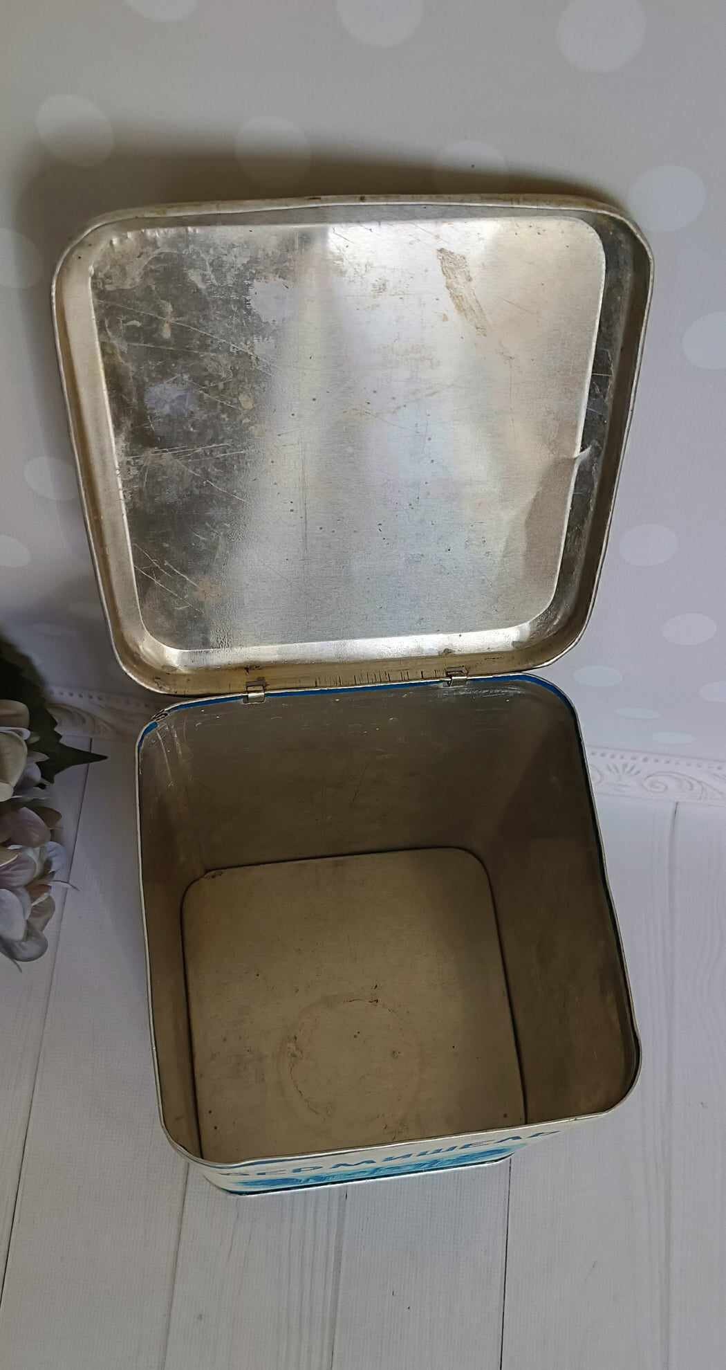 Soviet Vintage Food Storage Box With Lid, Vintage Home Decor, Antique ...
