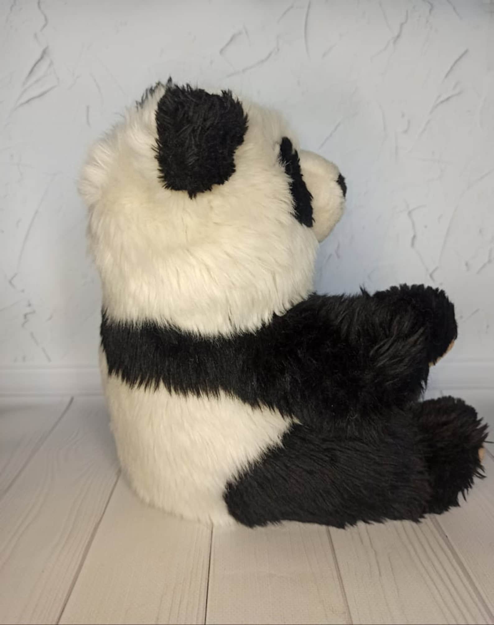 STEIFF Panda Bear Teddy 10 064258 Button Tag Original - Etsy