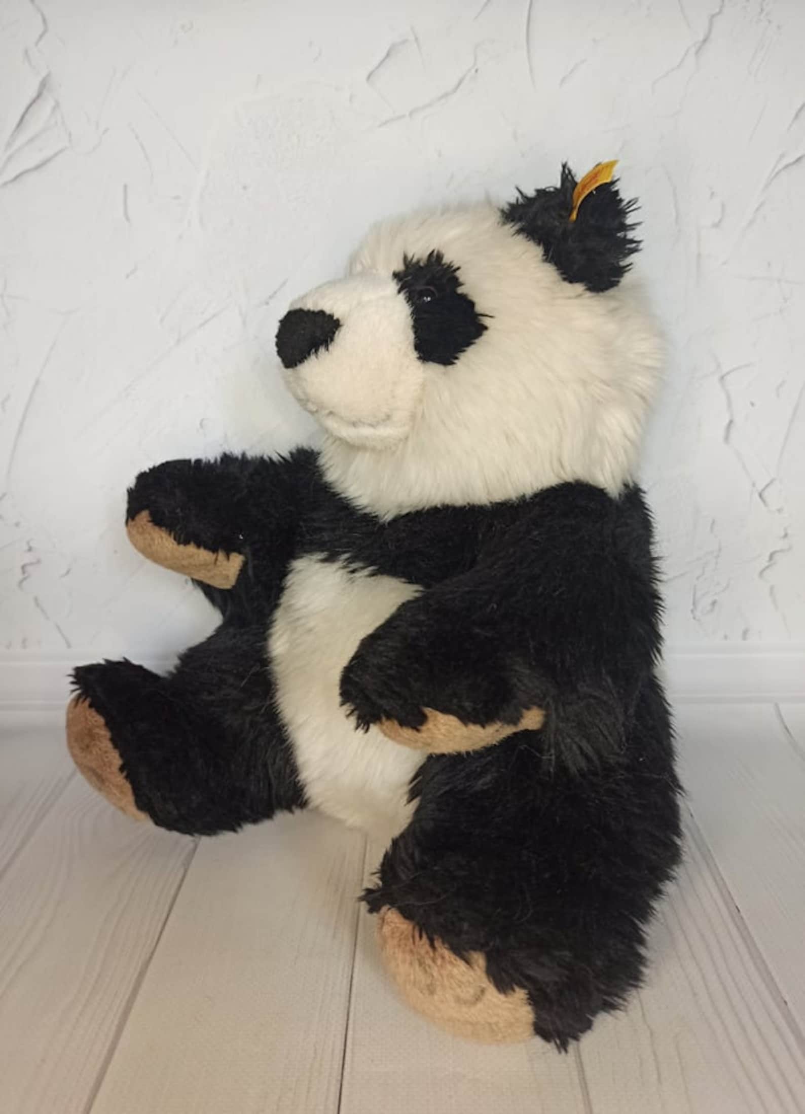 STEIFF Panda Bear Teddy 10 064258 Button Tag Original - Etsy