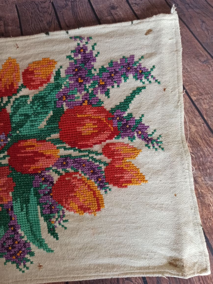 Rare Embroidery Vintage Hand Embroidery Painting Antique - Etsy