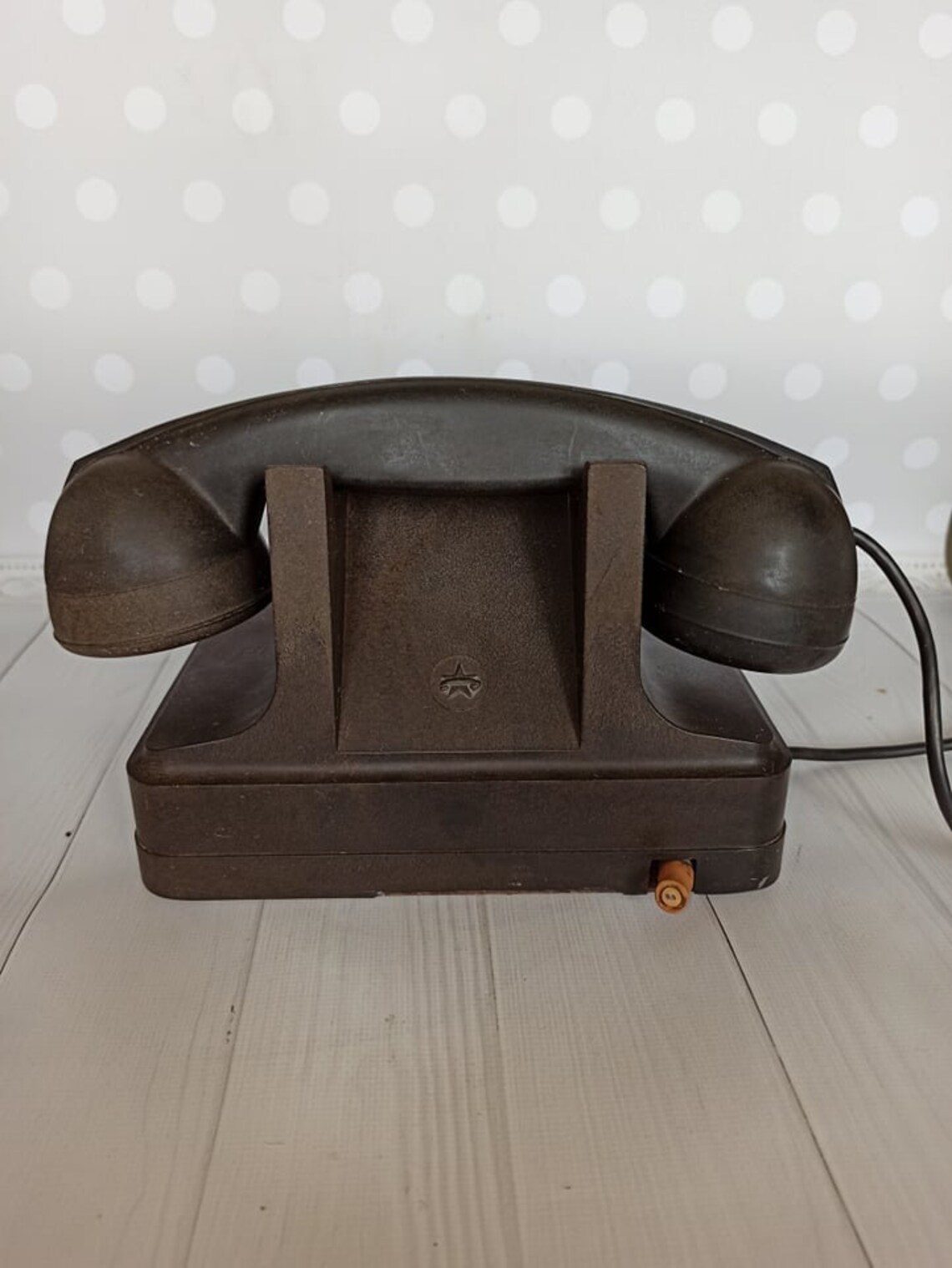 1950 Vintage Telephone Retro Office Decor Old Phone Vintage | Etsy