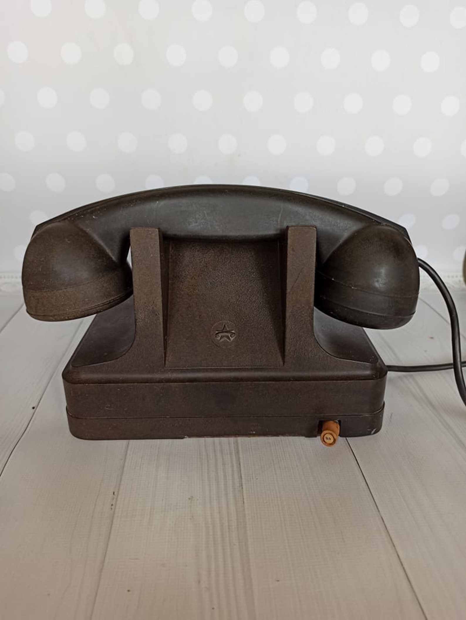 1950 Vintage Telephone Retro Office Decor Old Phone Vintage - Etsy