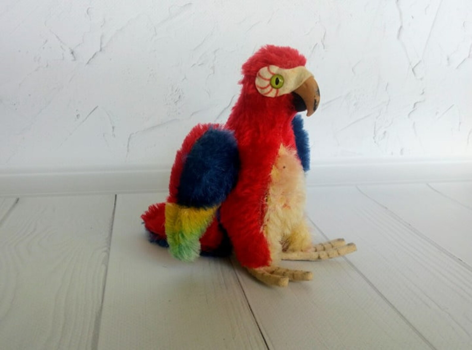 Parrot Steiff Mohair Lora the Parrot 1312/08 Vintage 1960's - Etsy