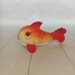 Vintage Steiff Fish FLOSSY Red Mohair 1950s Antique Toy Original Steiff ...