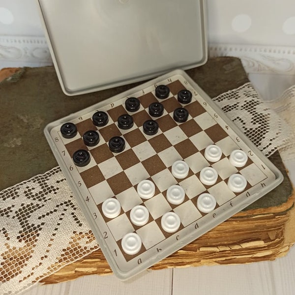 Magnetic Checkers - Etsy