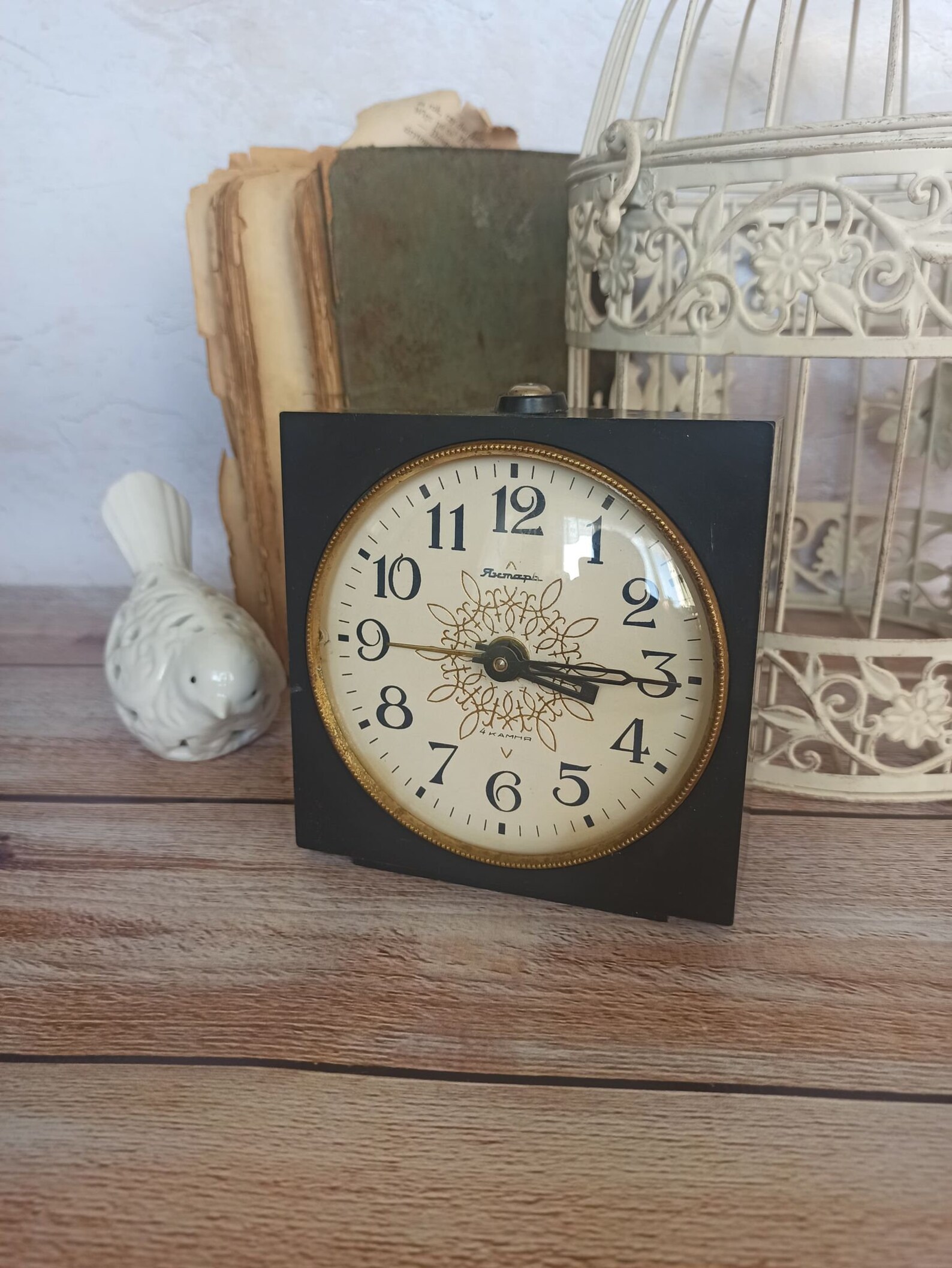 Vintage 70s Vintage Home decor Retro Clock the USSR Vintage | Etsy