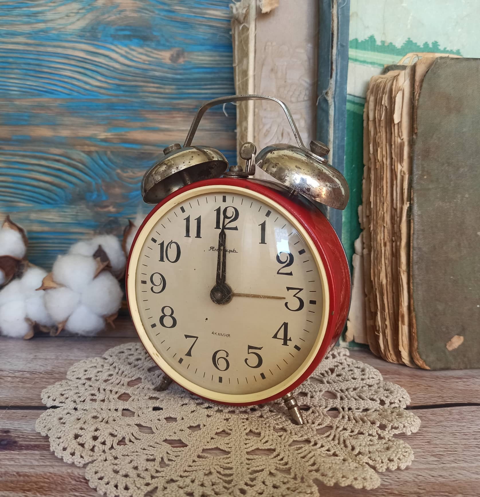 Vintage 70s Vintage Home Decor Retro Clock the USSR Vintage - Etsy