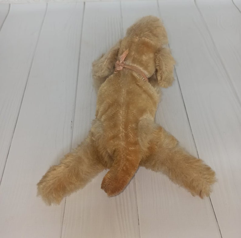 Vintage Steiff Floppy Snobby Poodle Sleeping Poodle Dog 1950 | Etsy