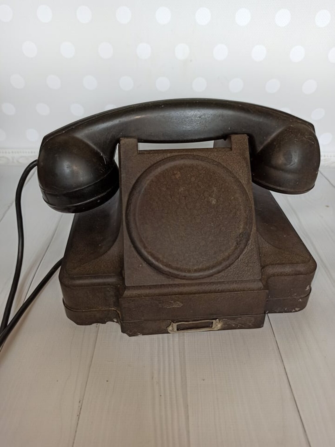 1950 Vintage Telephone Retro Office Decor Old Phone Vintage | Etsy