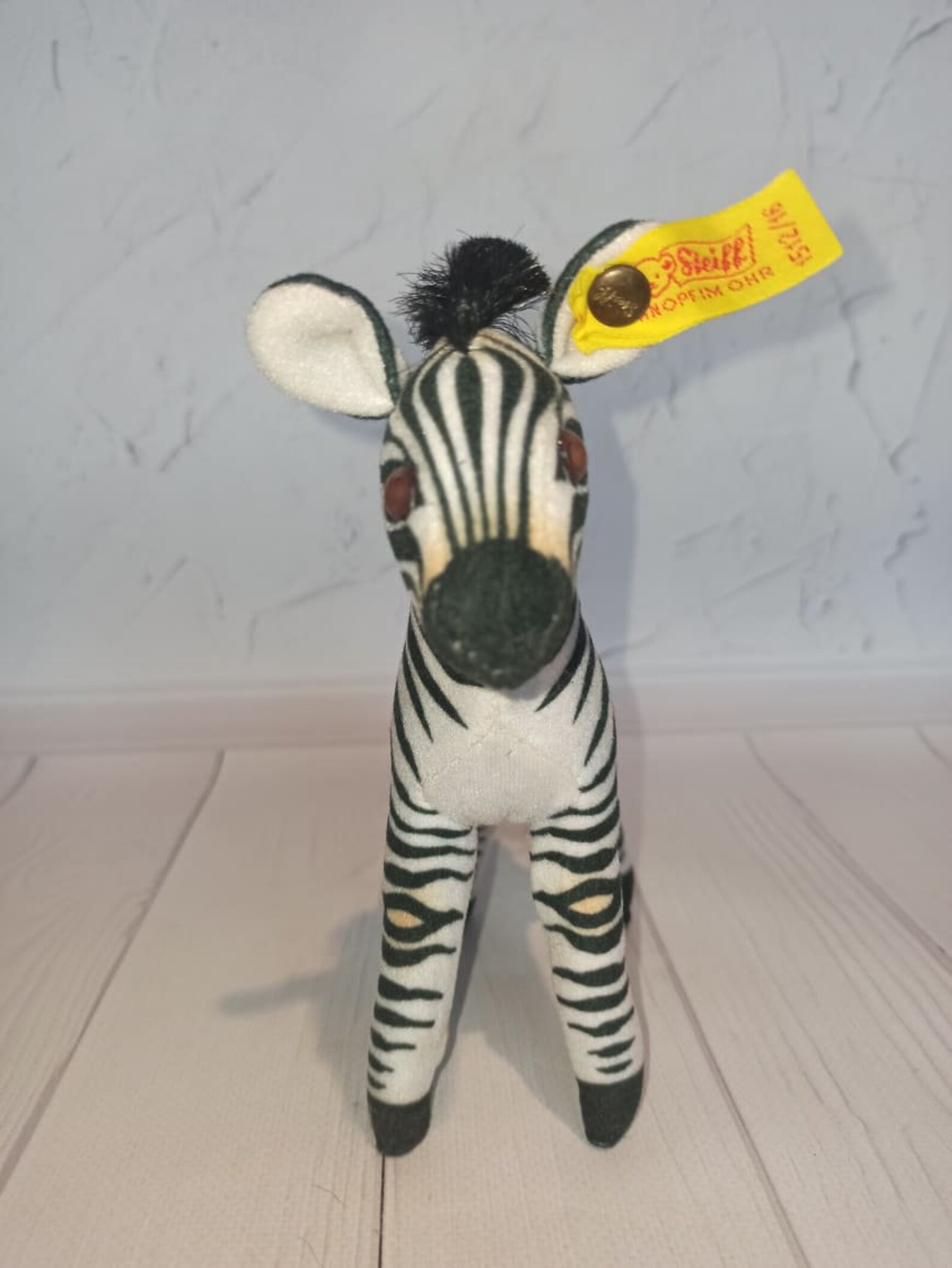 Vintage Original Steiff Ossi Zebra 1512/16 Button Tag Steiff | Etsy