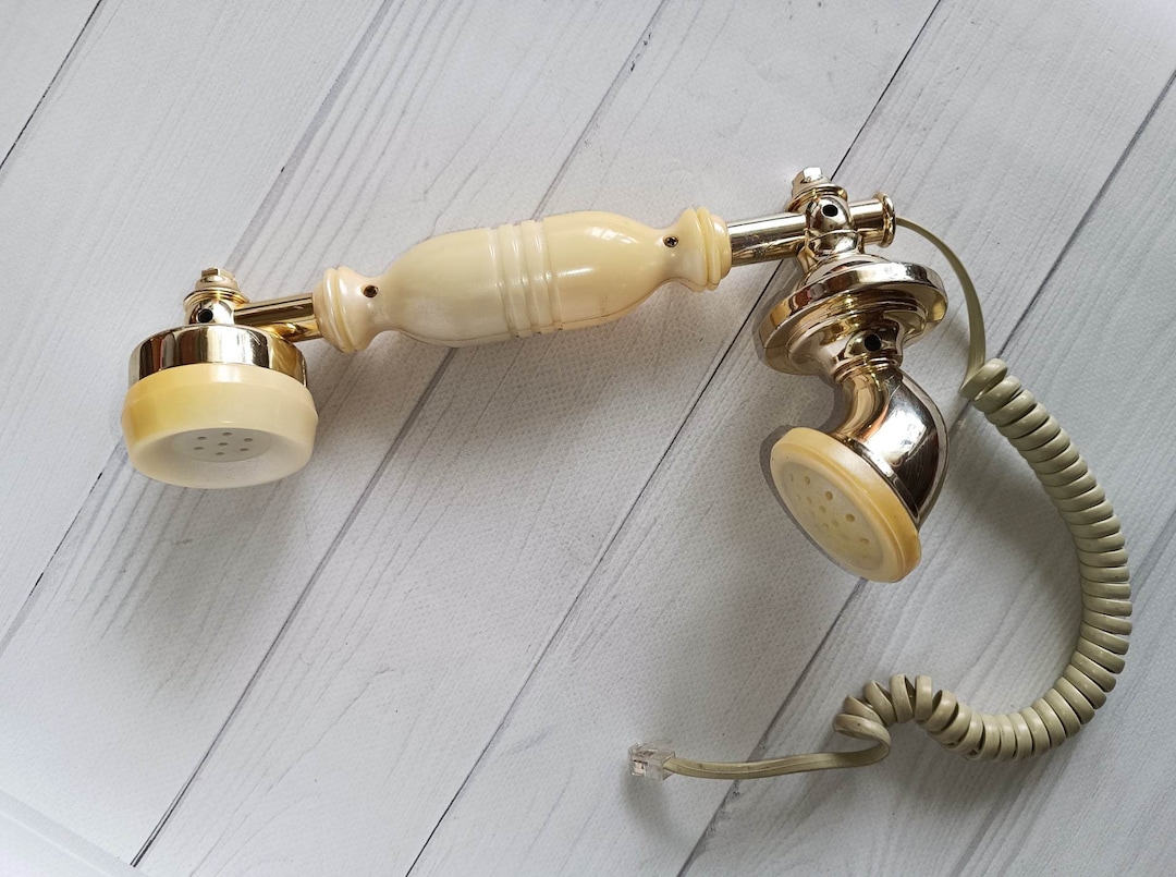 Vintage Rotary Telephone Parts Handset From a Landline Phone - Etsy