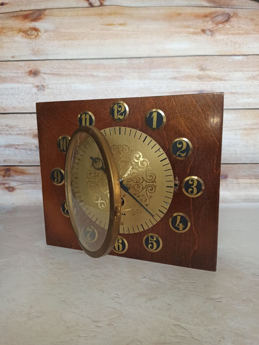 Vintage 70s Wall Clock Mantel Clock Vintage Home Decor Retro | Etsy