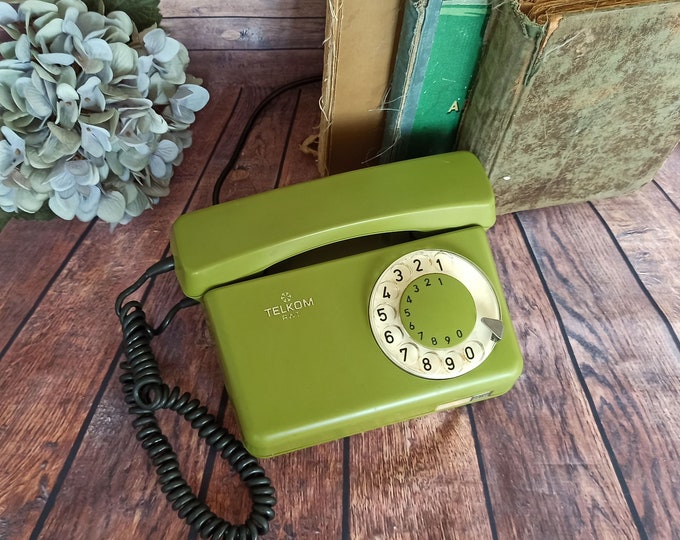 Desktop Vintage Phone Retro Office Decor Old Phone Vintage - Etsy