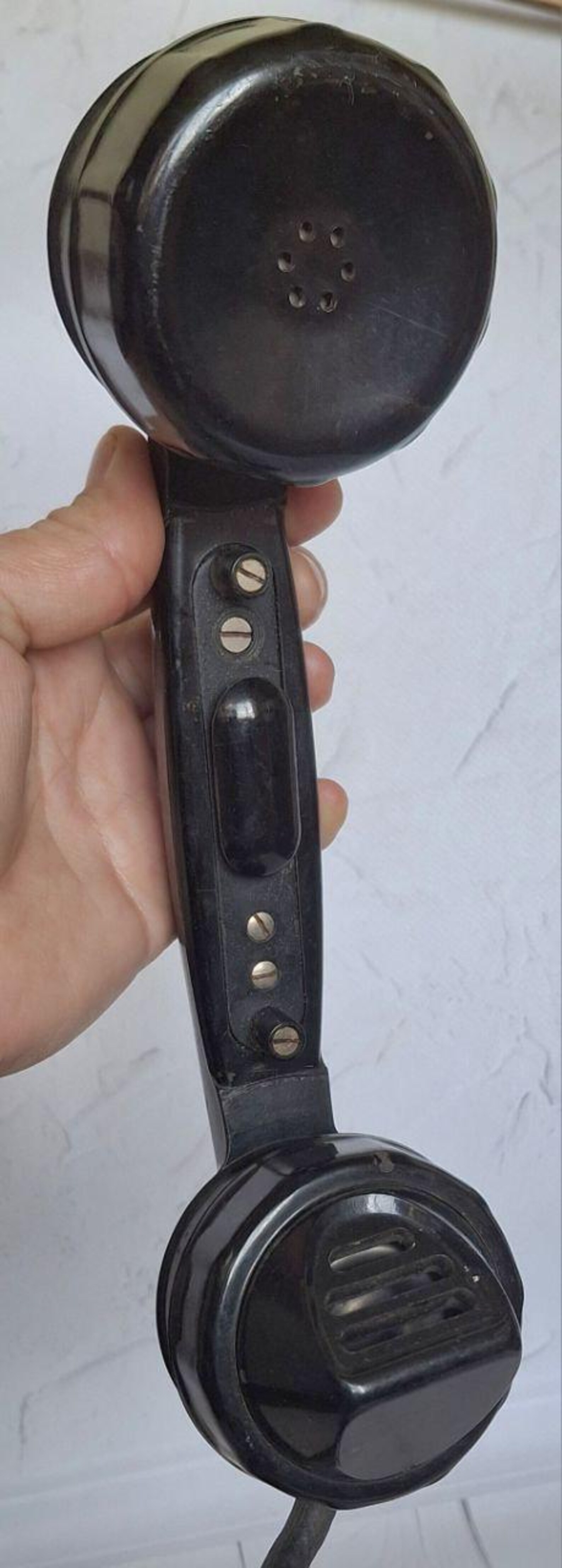 Vintage Rotary Telephone Parts, Handset From a Landline Phone of the ...