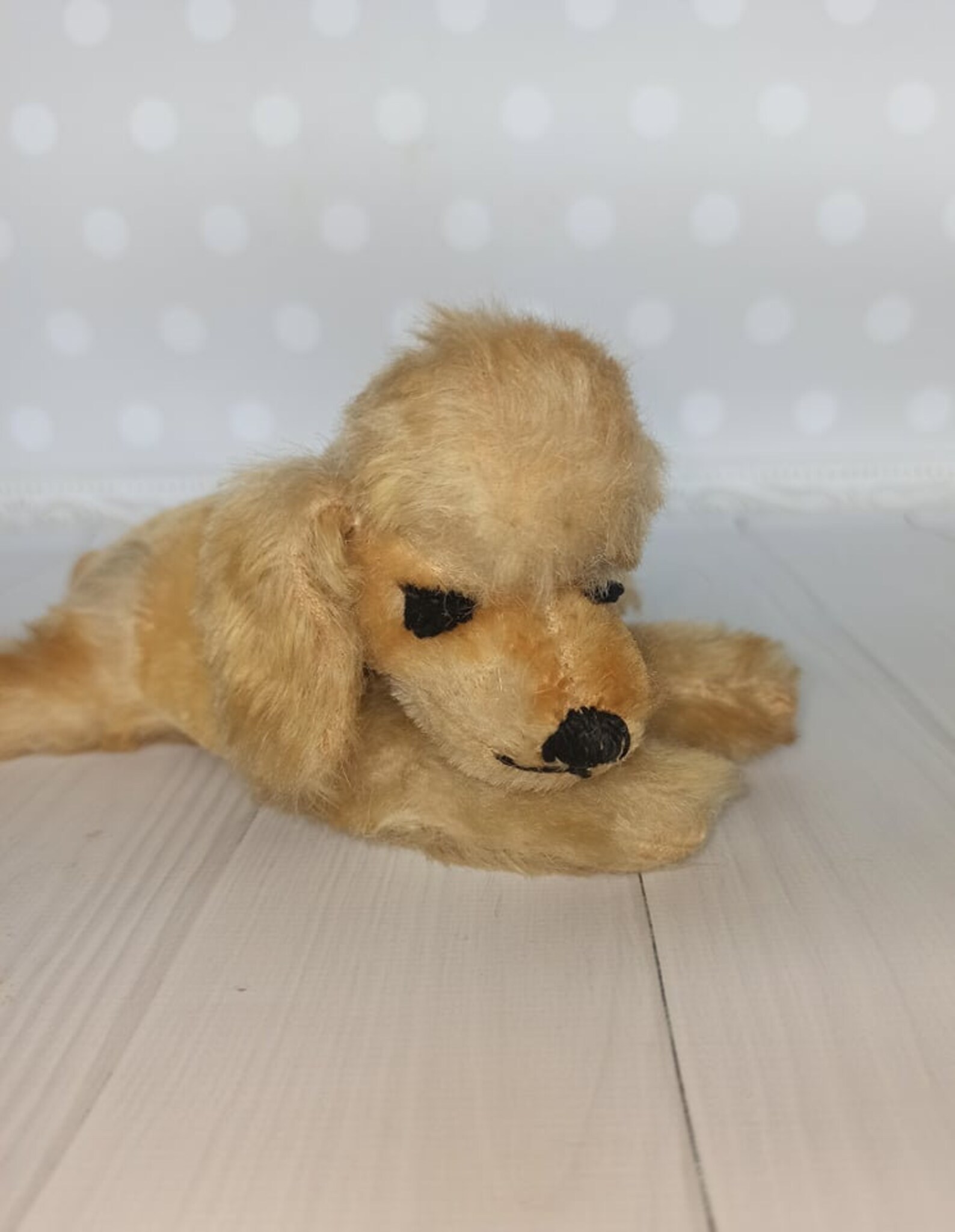 Vintage Steiff Floppy Snobby Poodle Sleeping Poodle Dog 1950 - Etsy