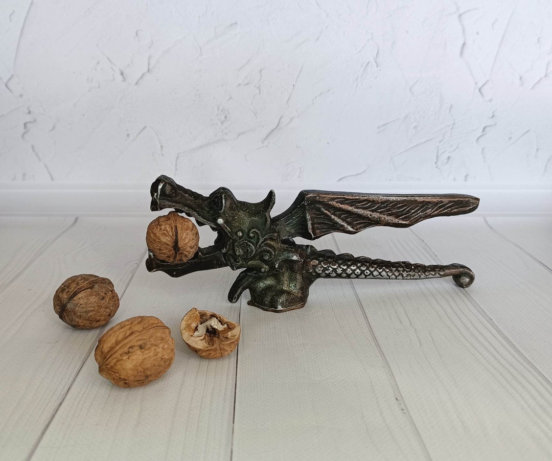 Antique Nutcracker Metal Soviet Nutcracker Dragon Nut Cracker - Etsy