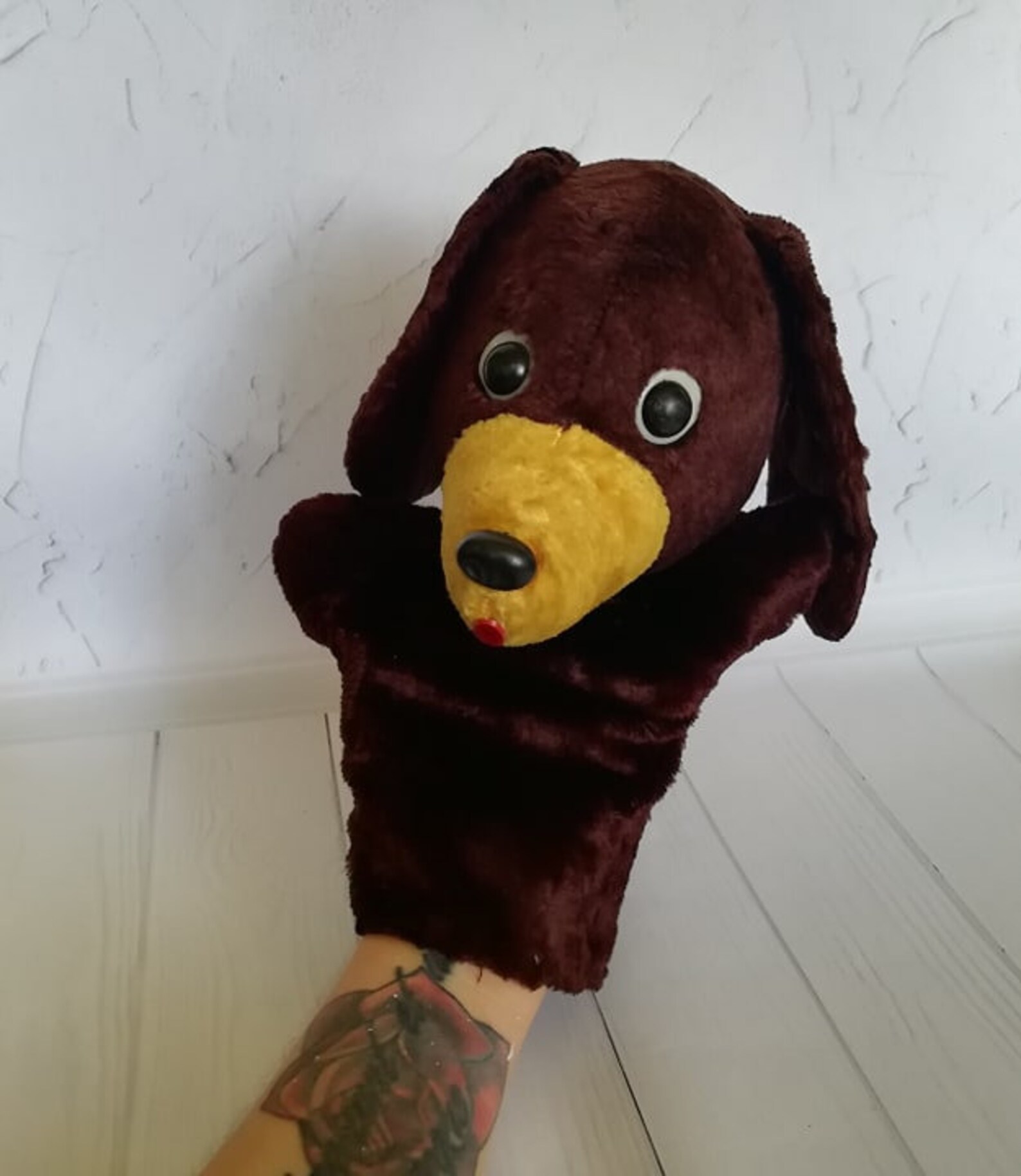 Hand Puppet Glove Theater Dog Vintage 1970 – 78 Produced Rare ...