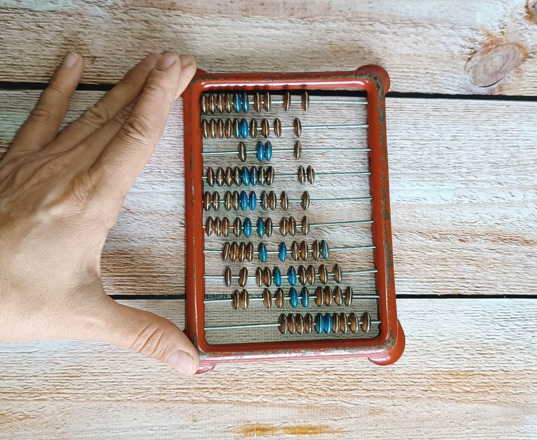 Vintage Small Metal Abacus Vintage Home Decor Retro From USSR Soviet ...
