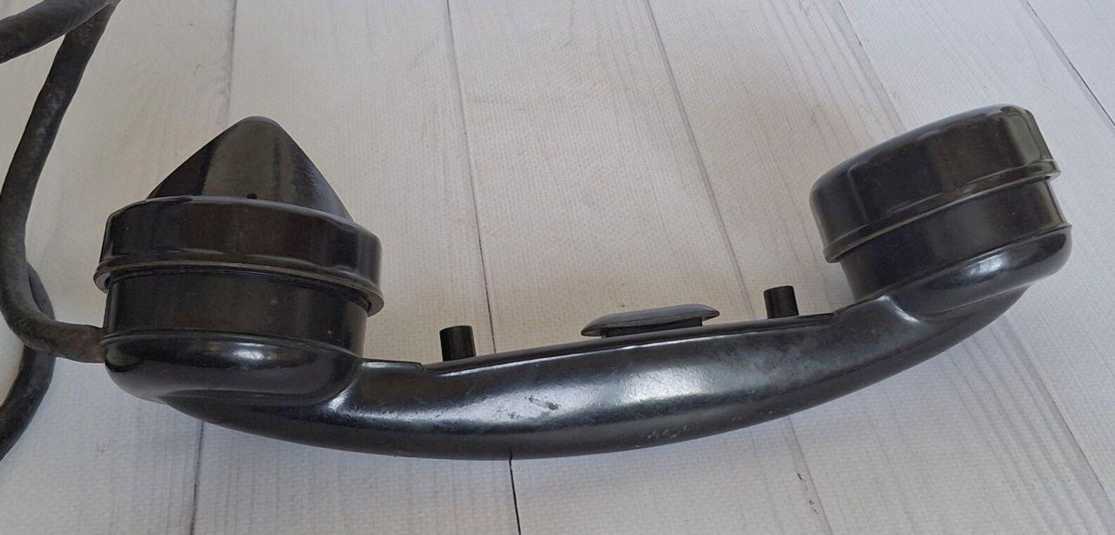 Vintage Rotary Telephone Parts, Handset From a Landline Phone of the ...