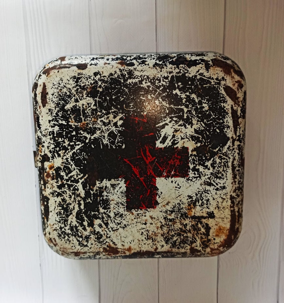 Antique First Aid Tin Box Medical First Aid Box Military First | Etsy