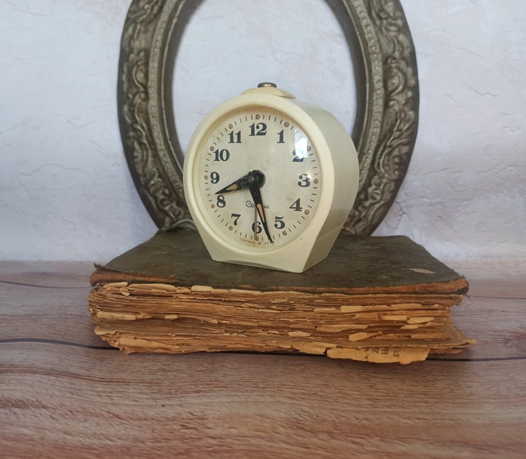 Retro Clock the USSR Vintage Decor Soviet Alarm Clock Vintage 70s ...
