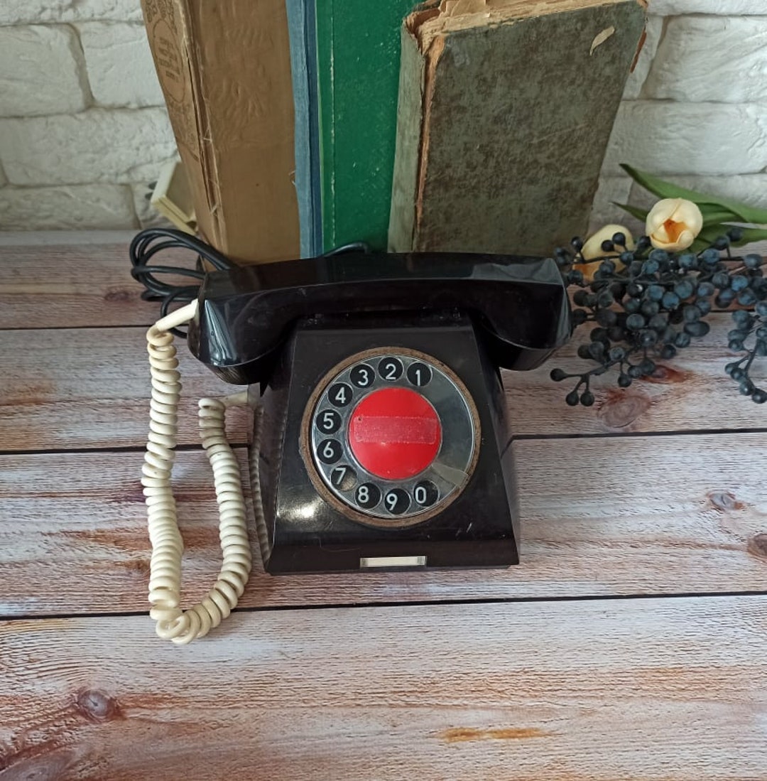 Vintage Telephone Retro Office Decor Old Phone Vintage Home - Etsy