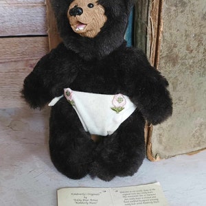 Vintage Teddybär Kimbearly's Originals Mini Baby Zoe Bear Mohair Teddy ...