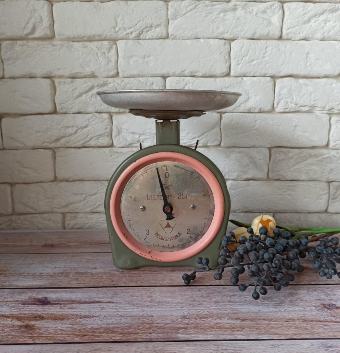 Antique Metal Kitchen Weighing Scale Antique Scales of the - Etsy