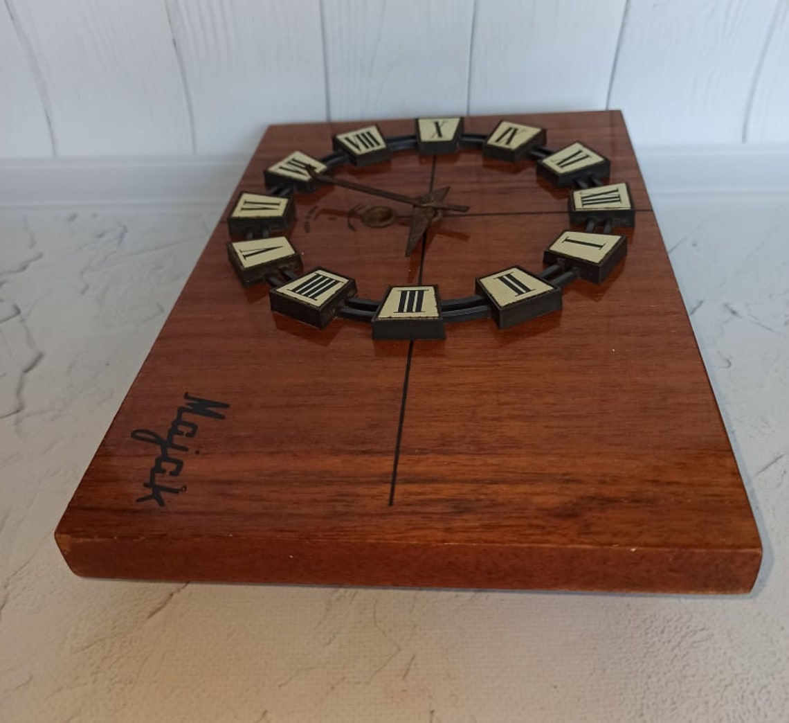 Antique Wall Clock Vintage 60s Vintage Home Decor Retro Clock - Etsy