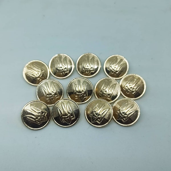 Metal Buttons Vintage - Etsy