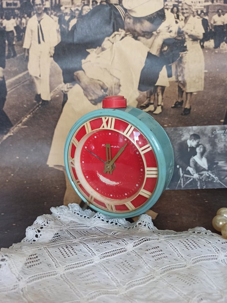 Retro Clock the USSR Vintage Decor Soviet Alarm Clock Vintage - Etsy