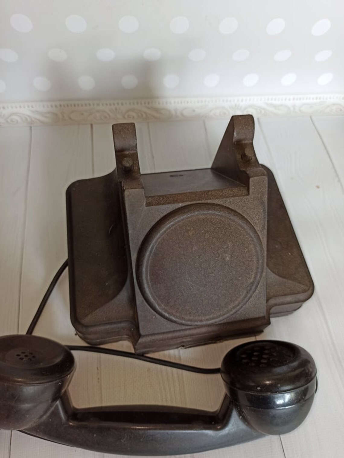 1950 Vintage Telephone Retro Office Decor Old Phone Vintage | Etsy