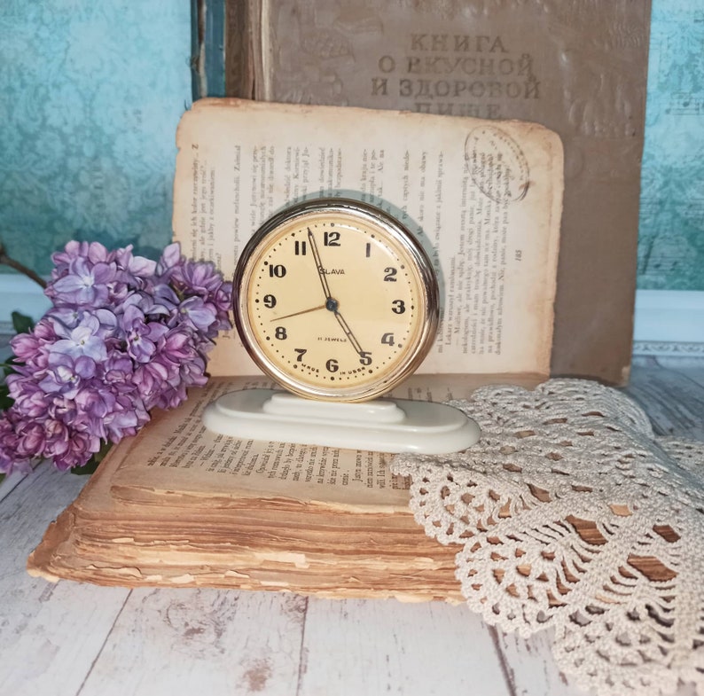 Vintage 70s Vintage Home Decor Retro Clock the USSR Vintage Decor ...