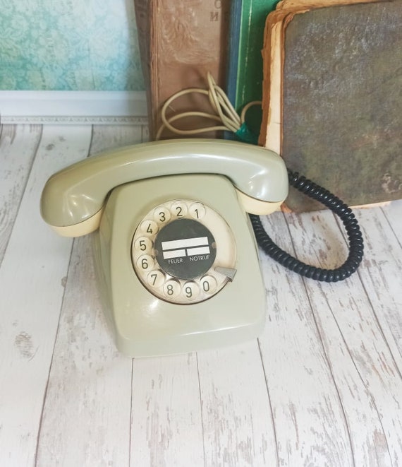 Vintage telephone Retro office decor Old phone Vintage Home | Etsy