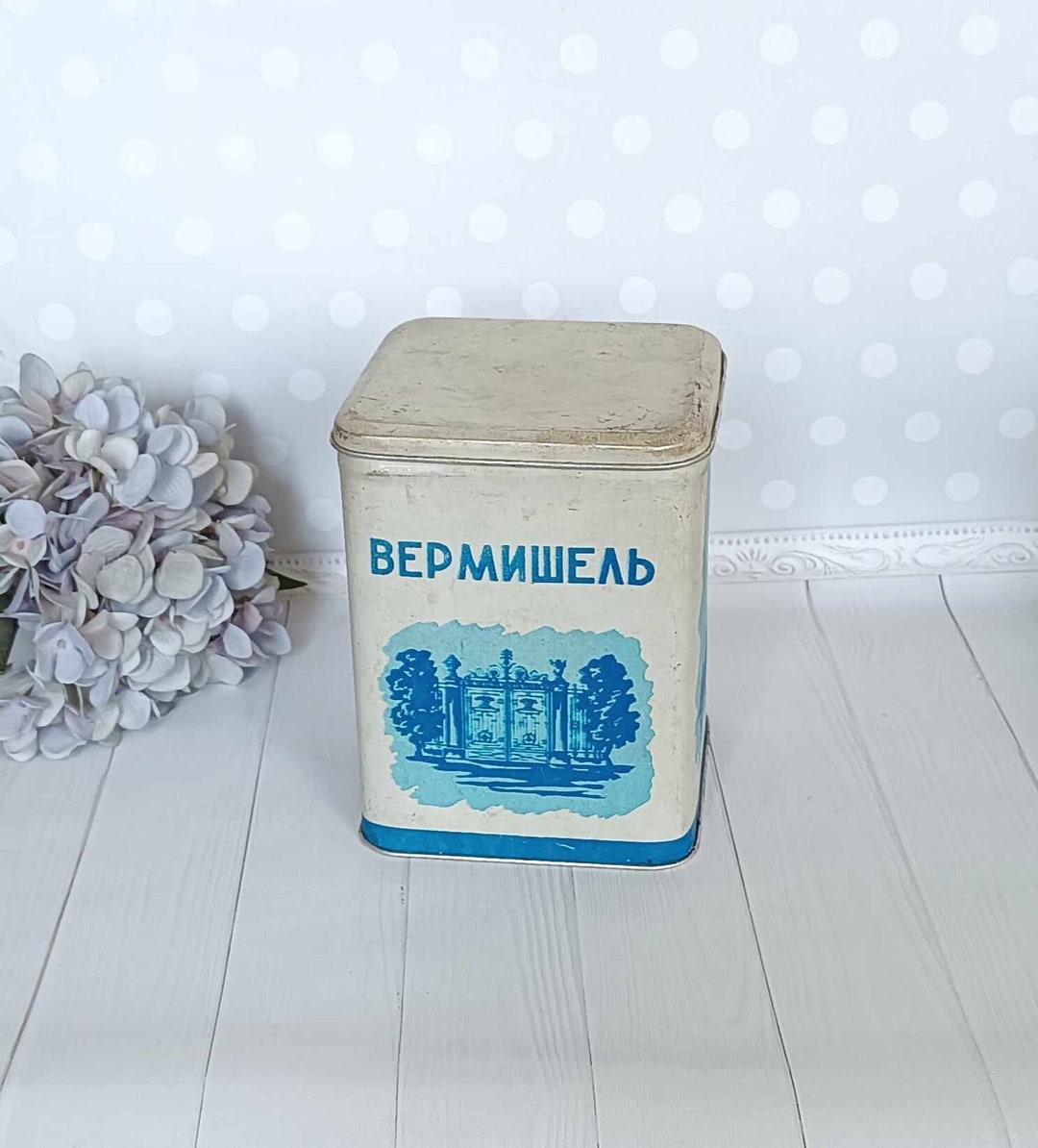 Soviet Vintage Food Storage Box With Lid, Vintage Home Decor, Antique ...