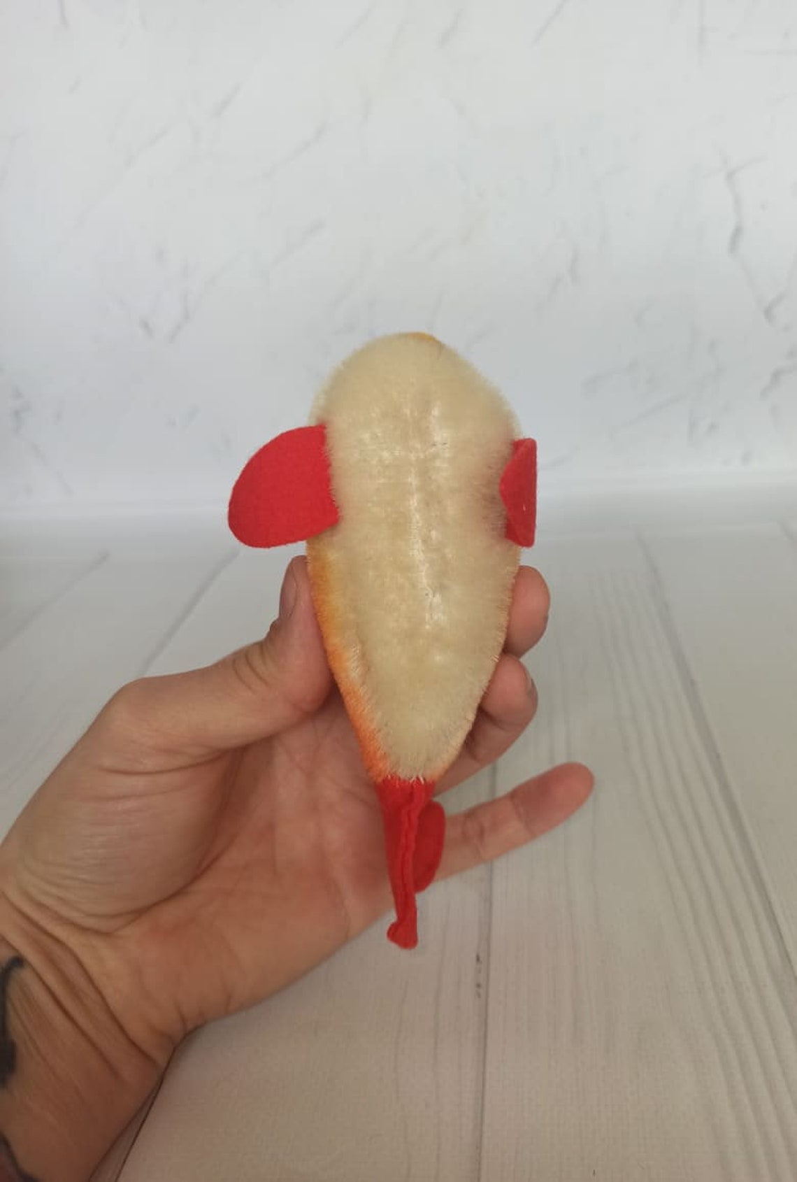 Vintage Steiff Fish FLOSSY Red Mohair 1950s Antique Toy - Etsy