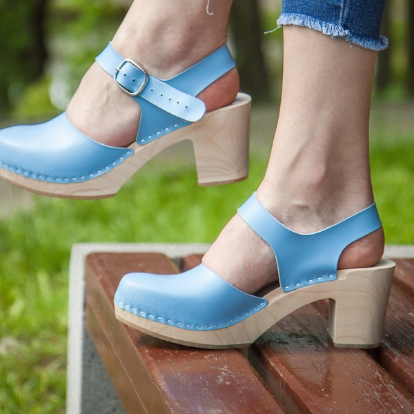 High Heel Clogs - Etsy