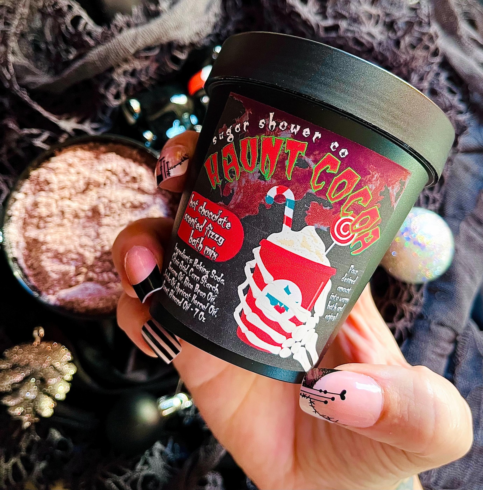 Haunt Cocoa Fizzy Bath Mix - Hot Chocolate Scented - Bath Fizzy - Bath ...
